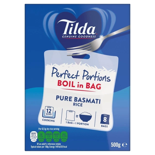 TILDA BOIL IN the Bag Pure Basmati Rice 8 x 62.5g $12.15 - PicClick CA