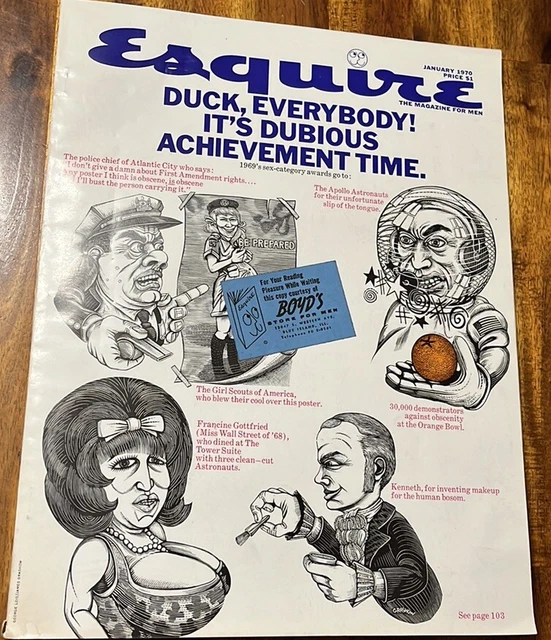 VINTAGE JAN 1970 ESQUIRE Magazine~ADS~Chanel No5~Armani’s~Schmitz ...