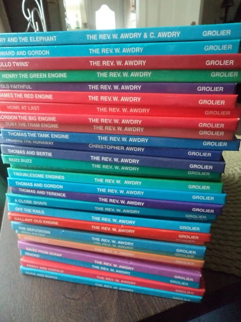 THOMAS THE TANK book club-30 hardback books-grolier publisher £12.94 ...