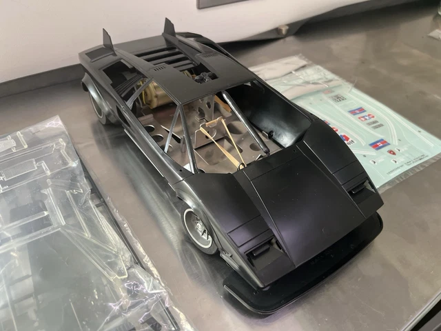 TAMIYA LAMBORGHINI COUNTACH CS, Chassis & Body New Built 58008 £547.32 ...