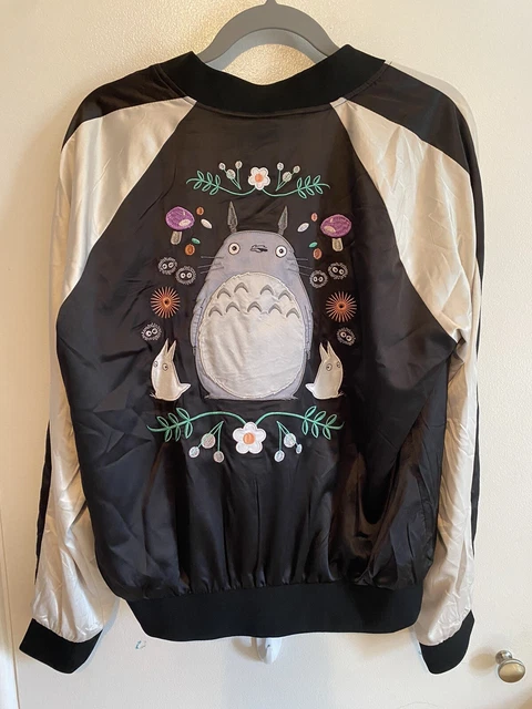 MY NEIGHBOR TOTORO Studio Ghibli - Bomber Jacket - Hot Topic - Size XL ...