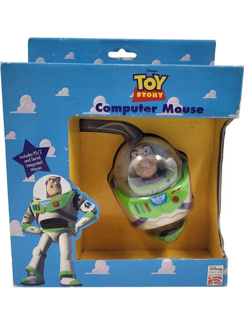 DISNEY TOY STORY Buzz Lightyear Computer Mouse Mint Boxed T2650 W8 £12. ...