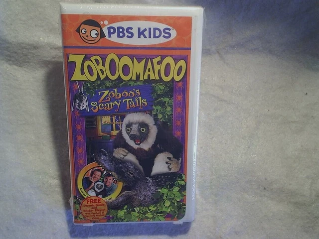 ZOBOOMAFOO ZOBOO’S SCARY Tails VHS PBS Kids 2001 Kratt Brothers Tested ...