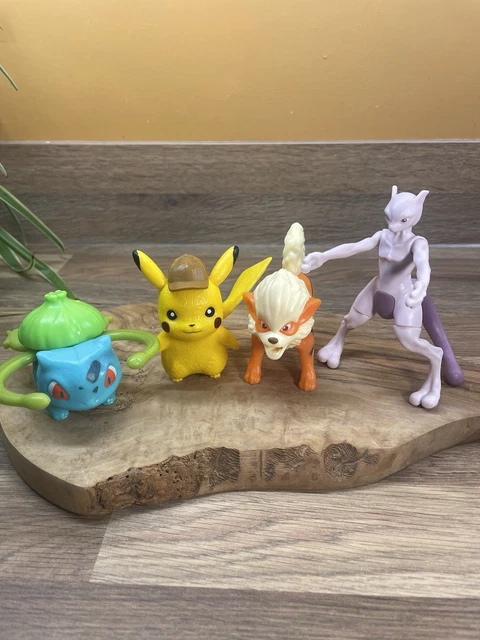 POKEMON - BULBASAUR, Pikachu Mewtwo, Arcanine Toy 2019 Burger King ...