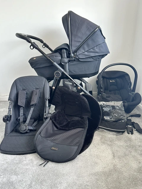 SILVER CROSS PIONEER Pram/Travel System Eclipse Special Edition £250.00 ...