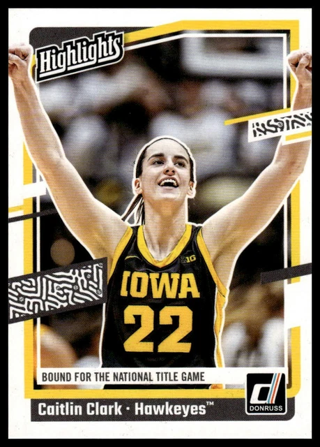 2024 PANINI CAITLIN Clark Collection Caitlin Clark #H9 Highlights $1.62 ...