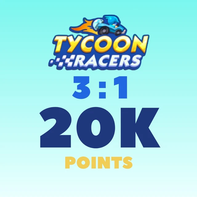 TYCOON RACERS MONOPOLY Go Event - 20K Points/Race £23.10 - PicClick UK