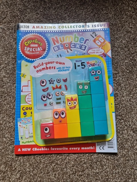 NUMBERBLOCKS 1-5 TOY And CBeebies Magazine. EUR 9,58 - PicClick FR