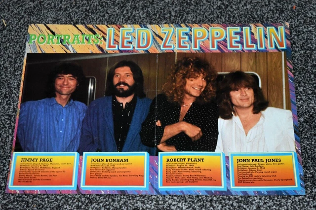 LED ZEPPELIN BAND large A3 size original magazine glossy ART poster 1 ...