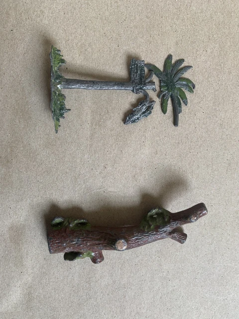 BRITAINS LEAD PALM TREE And Tree trunk £0.99 - PicClick UK