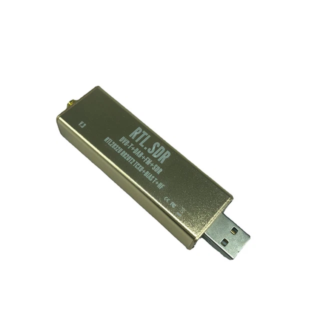 SDR RECEIVER RTL2832U R820T2 100kHz-1.7GHz Software Defined Radio ...