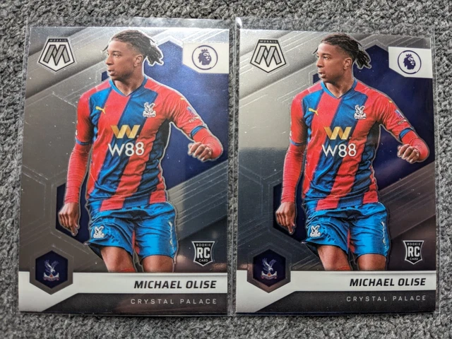 2021-22 PANINI MOSAIC Premier League Michael Olise Base Rookie Card Lot ...