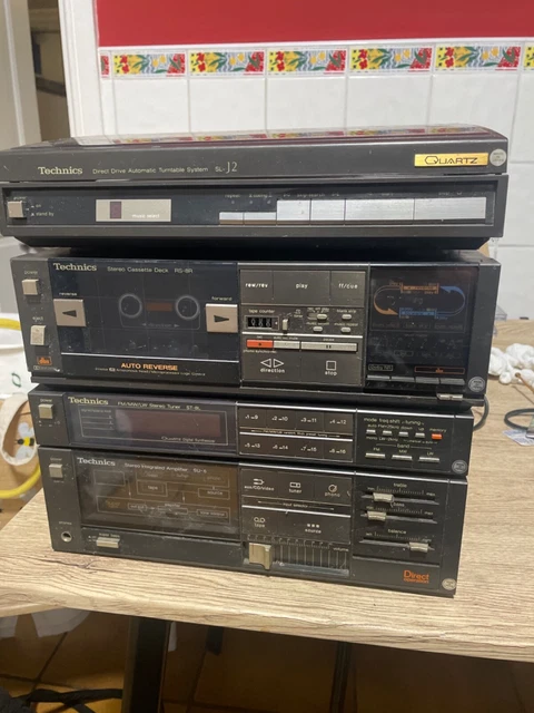 TECHNICS HIFI SEPERATE System Turntable Tuner Equalizer Amplifier CD ...