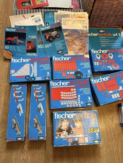 FISCHERTECHNIK SAMMLUNG BAUKASTEN Statik Aufbau XXL Konvolut EUR 75,00 ...