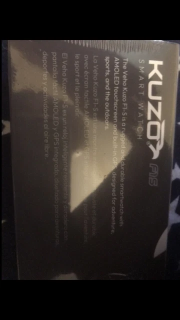 SMARTWATCH VEHO KUZO F1-s Gps Ios Android Fitness Tracker Nuovo Seald Uk Nero EUR 353,83 ...