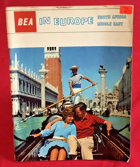 VINTAGE BEA BRITISH European Airways Holiday Guide Magazine Europe N Africa 1965 £19.99 ...