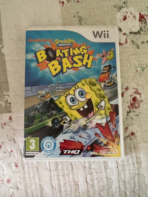 SPONGEBOB SQUAREPANTS BOATING bash wii £6.61 - PicClick UK