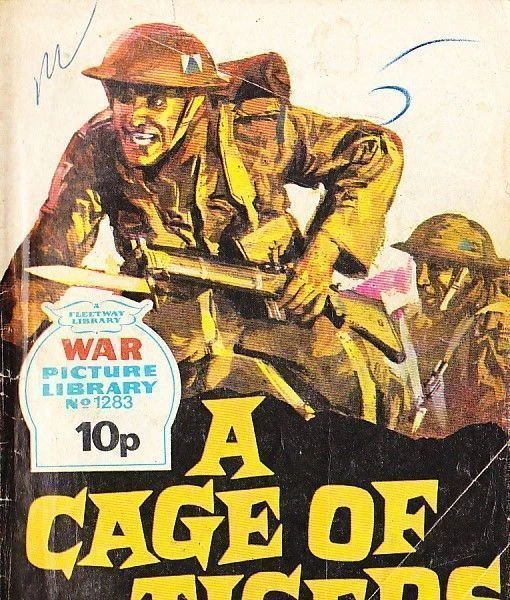 A FLEETWAY WAR Picture Library Pocket Comic Book Magazine #1283 A CAGE ...