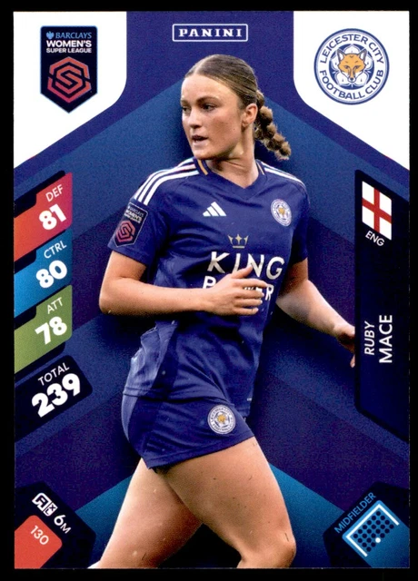 PANINI WOMEN'S 2025 Adrenalyn XL - Ruby Mace Leicester City No. 130 £1. ...