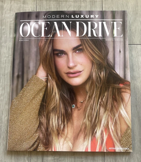 MODERN LUXURY “OCEAN Drive” Miami Magazine MARCH 2025 - Aryna Sabalenka ...