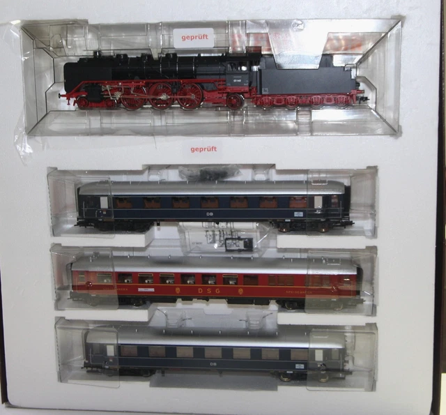 FLEISCHMANN 1894 DAMPFLOK-SET BR 03 140 + 3 D-Zug Wagen "Gambrinus" Laterne EUR 199,00 - PicClick DE