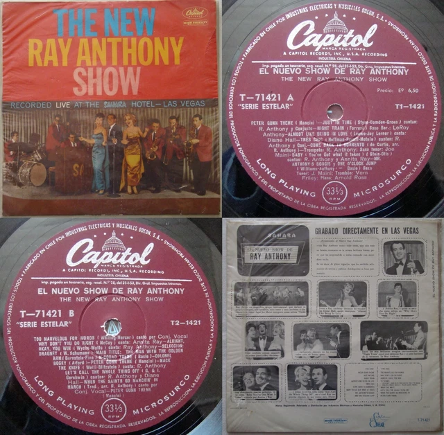 RAY ANTHONY THE New Show Joe Maini Annita Ray 1960 Uniq Cvr ! Rare ...