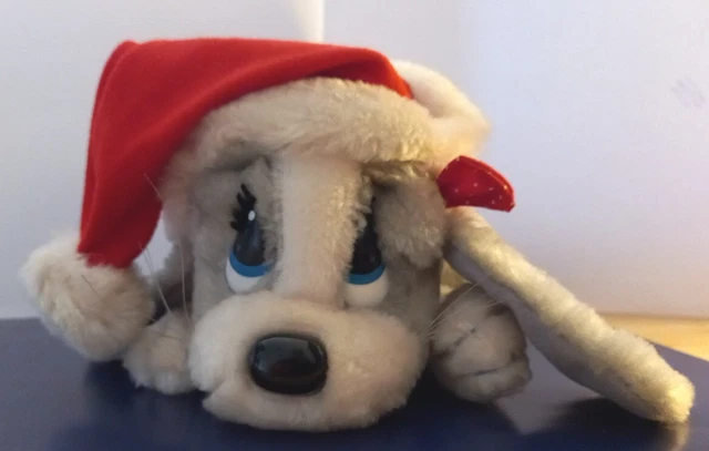 VINTAGE ORIGINAL 1986 Applause Sad Sam Honey Dog Plush with Christmas ...