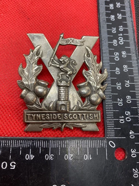 ORIGINAL WW1 / WW2 British Army Tyneside Scottish Cap Badge £16.00 ...