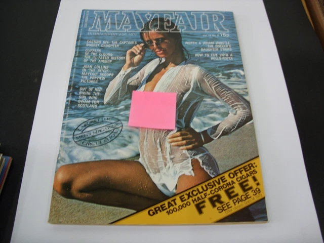VINTAGE MAYFAIR MAGAZINE - 1979 vol 14 number 8 - Retro 70s GLAMOUR £11 ...