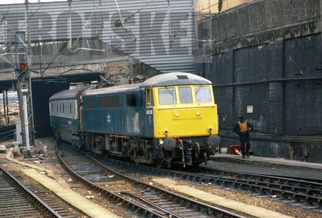 35MM COLOUR NEGATIVE BR British Rail Electric Loco 86006 Class 86 c1985 ...