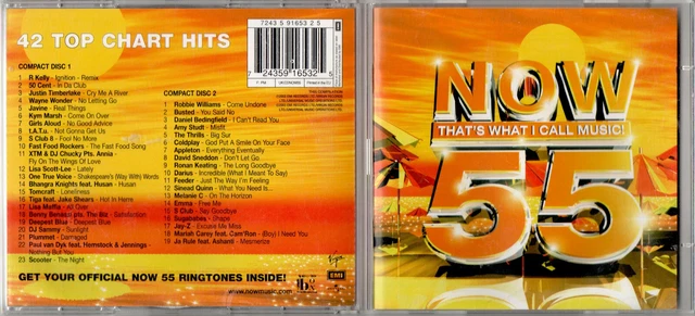 NOW THAT'S WHAT I CALL MUSIC 55 - 2003 UK TWIN CD Album *FREE UK ...