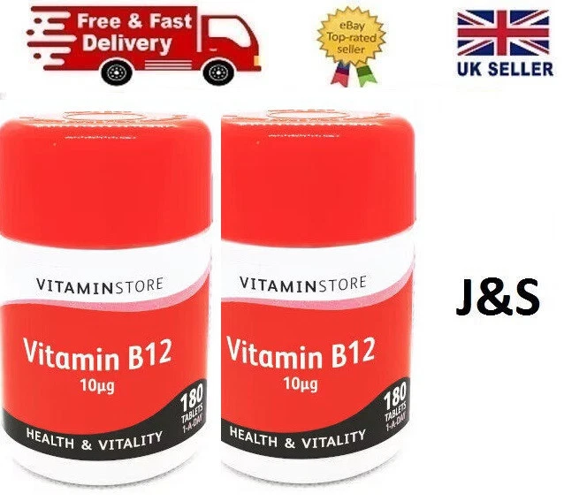 2 X VIT Store Vitamin B12 10ug Tablets 180s £10.99 - PicClick UK