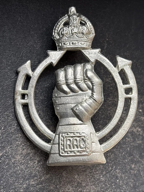 ROYAL ARMOURED CORPS RAC British Army Cap Badge WW2 £12.00 - PicClick UK