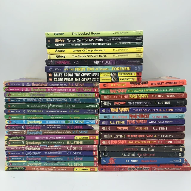 R L STINE Fear Street Goosebumps Point Horror Shivers Young Adult Books ...