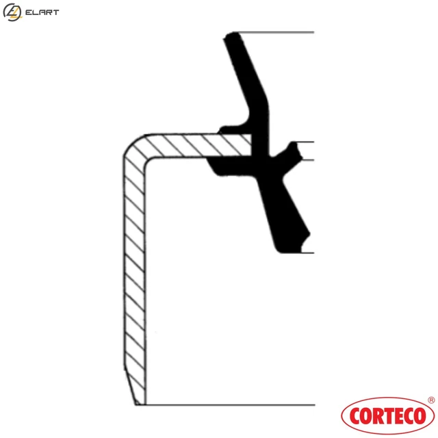 SHAFT SEAL WHEEL HUB 07015468B FOR FORD ESCORT/Mk/VI/VII SIERRA/Turnier ...