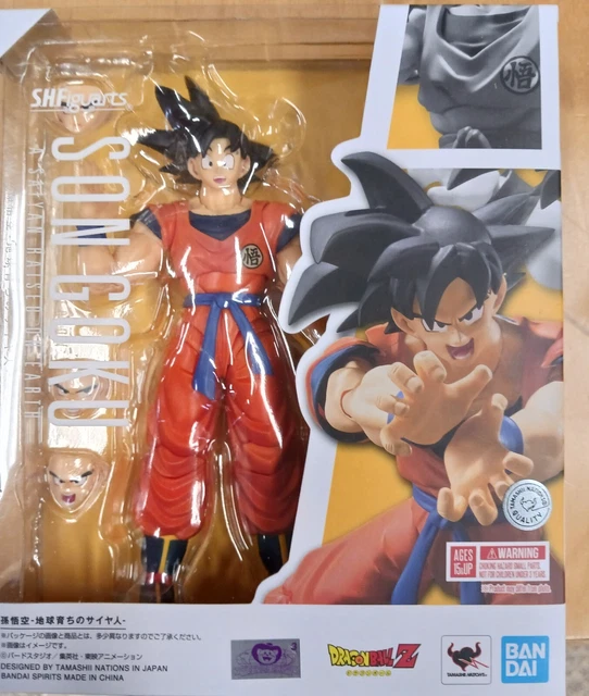 Dragon Ball Z Earth S H Figuarts Figura Son Goku 14 Cm Bandai Eur 61 00