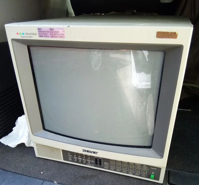 SONY PVM-1343MD TRINITRON COLOR VIDEO MONITOR -Vintage professional ...