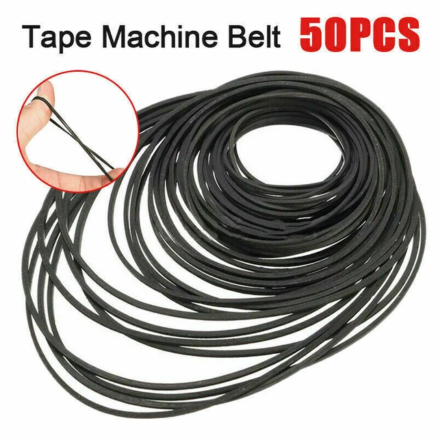 50X UNIVERSAL CASSETTE Tape Machine Belt Assorted Common Square Rubber ...