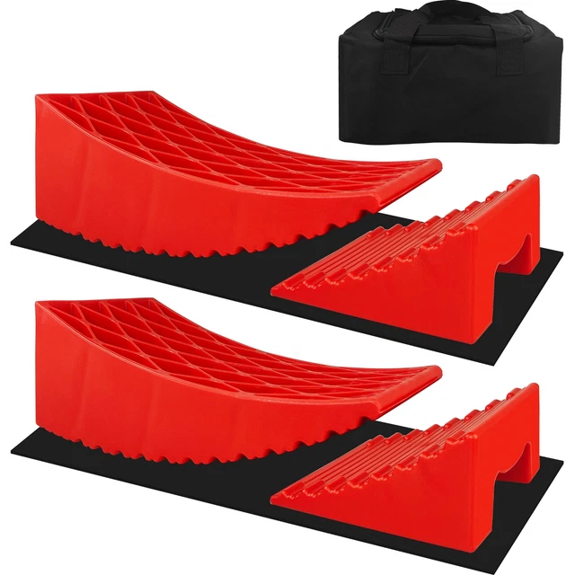2 CAMPER LEVELER RV Leveling Blocks Ramp Kit,Travel Trailer Blocks ...