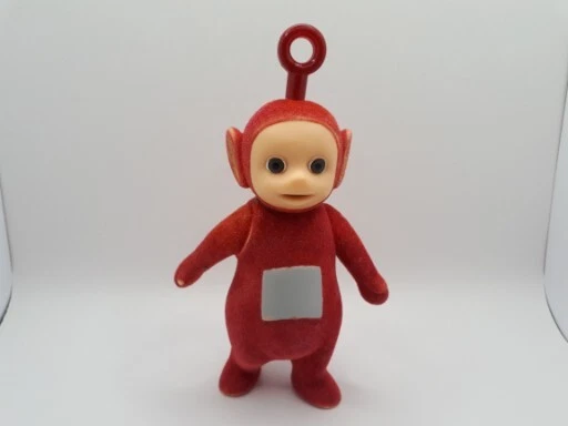 TELETUBBIES PO 4& Toy Figure - Felt Covered Hard PVC Plastic Figurine ...