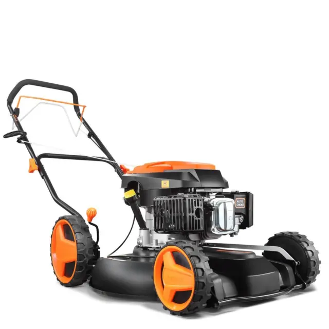 Benzin Rasenm 228 Her E Start Mit Antrieb Briggs Stratton Mulchm 228 Her Fuxtec