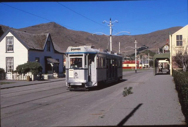 ALTES DIA STRASSENBAHN Ferrymead Museum Neuseeland Tram agü-Q1-50 EUR 1 ...