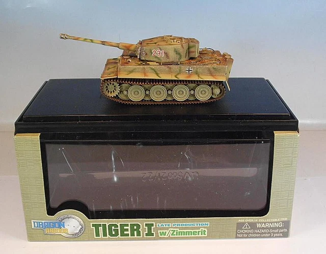 DRAGON ARMOR 1/72 n. 60021 carro armato Tiger I con Zimmerit France ...