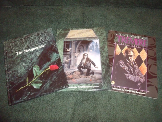 LOT OF 3 Vampire: The Masquerade White Wolf RPG Books - Core, Player's ...
