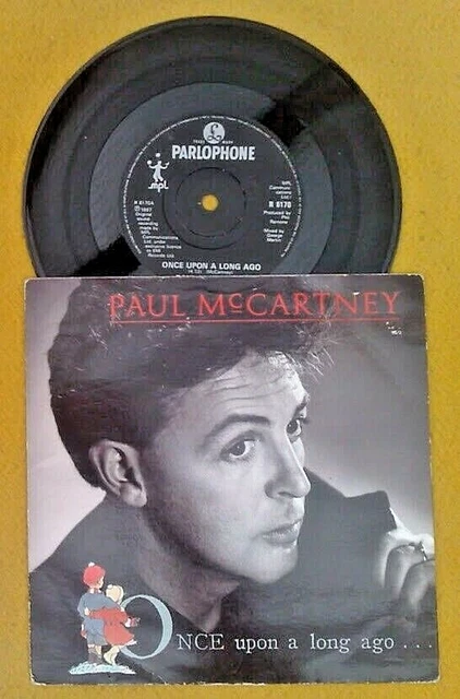 PAUL MCCARTNEY & Once Upon A Long Ago " Super Original GB 45 IN Photo ...
