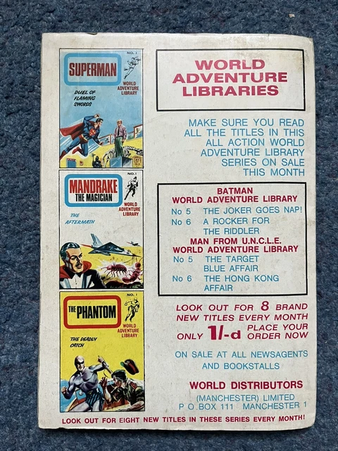 WORLD ADVENTURE LIBRARY Picture Comic Flash Gordon No. 1 Adrift in ...