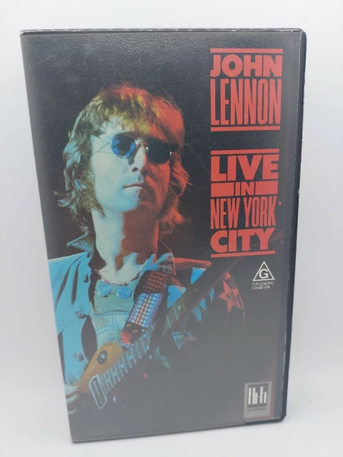 RARE VHS VIDEO Tape Small Box JOHN LENNON LIVE in New York City EUR 18 ...