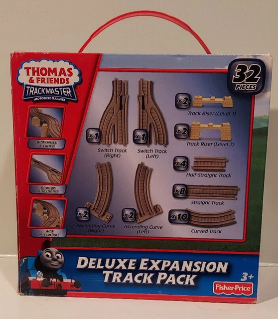 THOMAS AND FRIENDS Trackmaster Deluxe Expansion Track Pack - 32 Pcs ...
