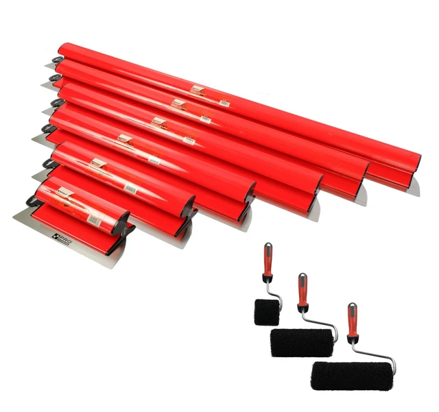 PROFI FLÄCHENSPACHTEL | PUTZWALZE | Rollspachtel Wechselblatt Spachtel Roller EUR 17,39 ...