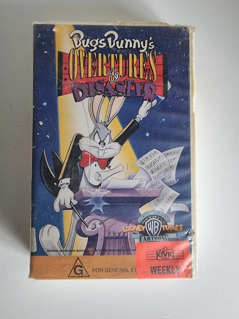 VINTAGE VHS, BUGS Bunny Overtures To Disaster. 1993 $22.00 - PicClick AU